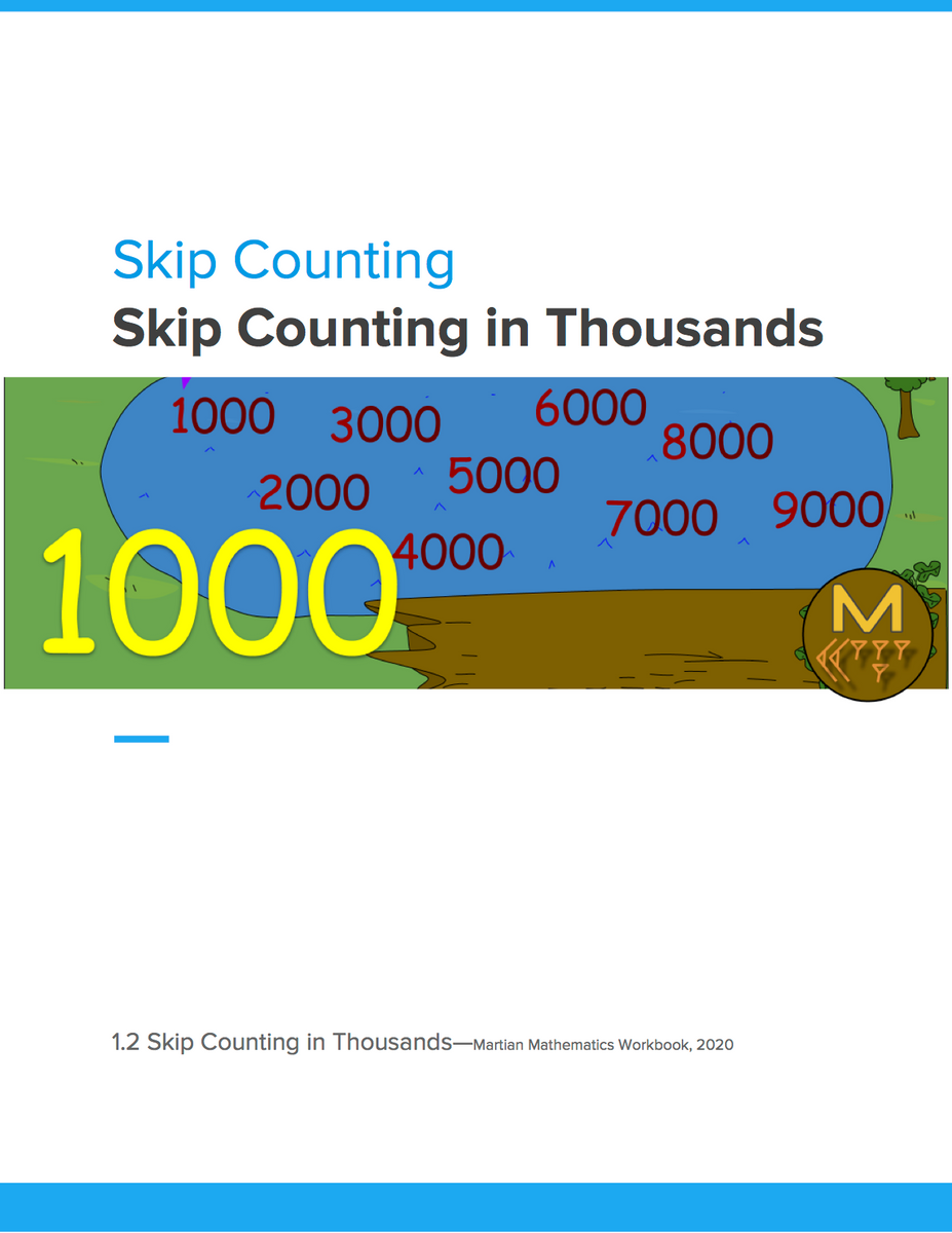 Skip Counting in Thousands – Martian Mathematics