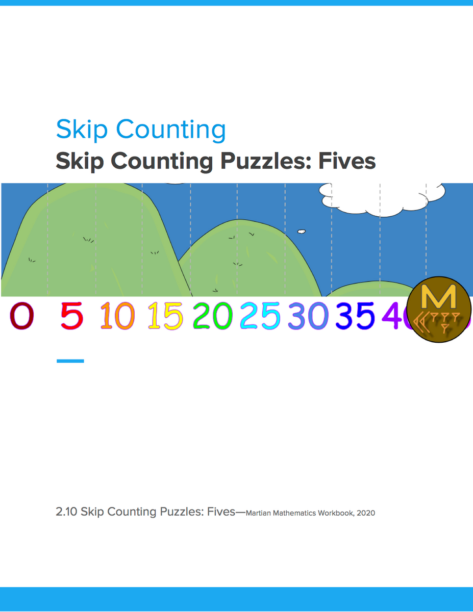 Skip Counting Puzzles: Fives – Martian Mathematics